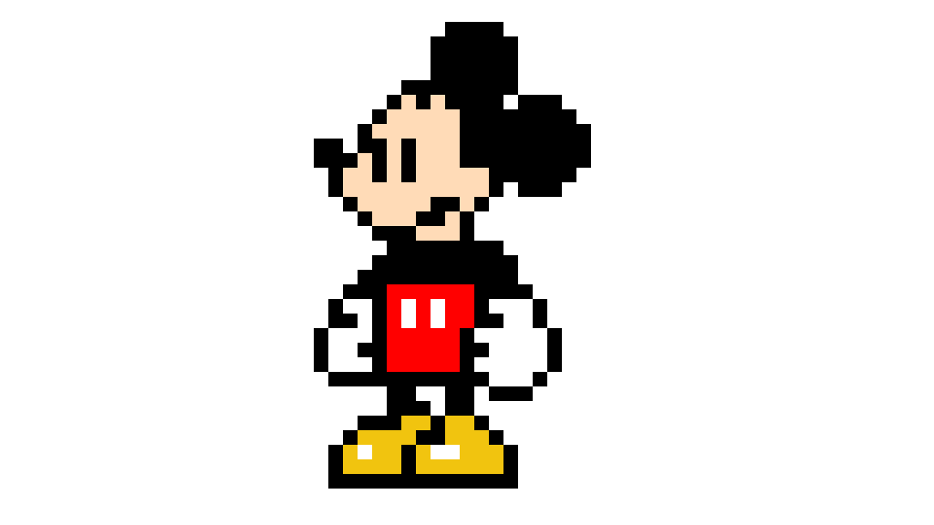 Pixilart - mickey mouse by tanpo2550