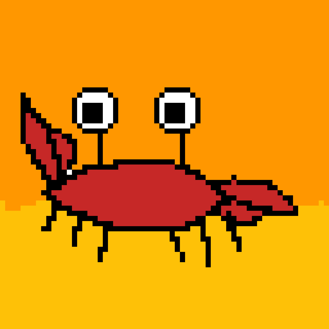 Pixilart - Crab lol here by Allison06