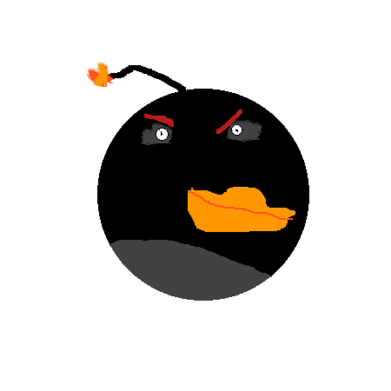 Pixilart - bomb angry birds by Sam-ehrig-home