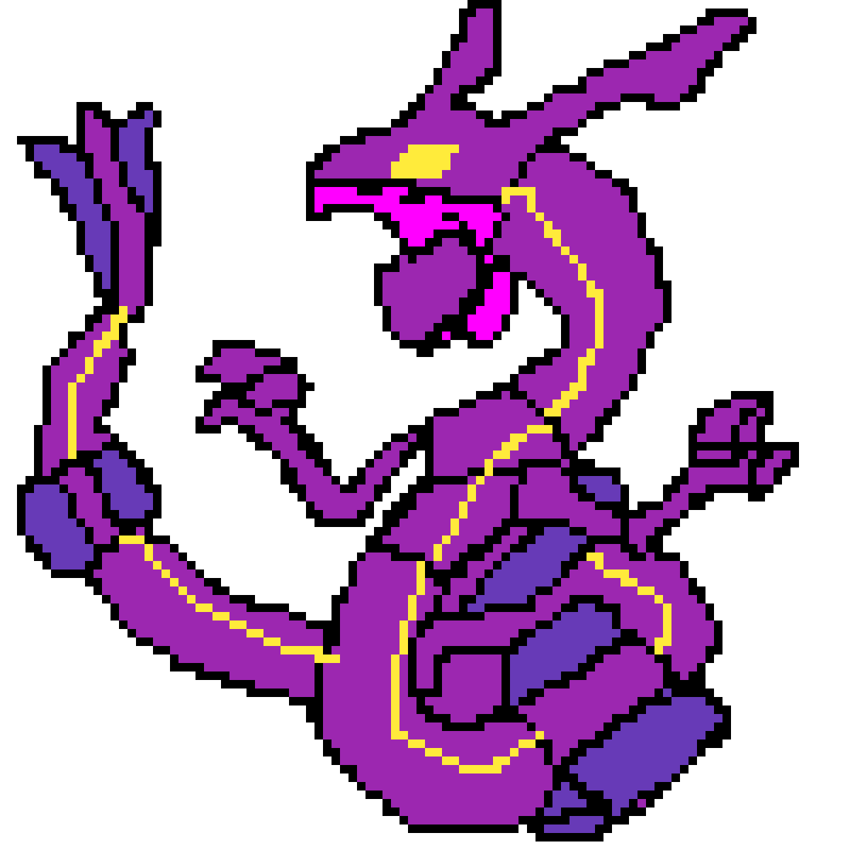 Pixilart - rayquaza shadow attire by ThEMytHicalMeW