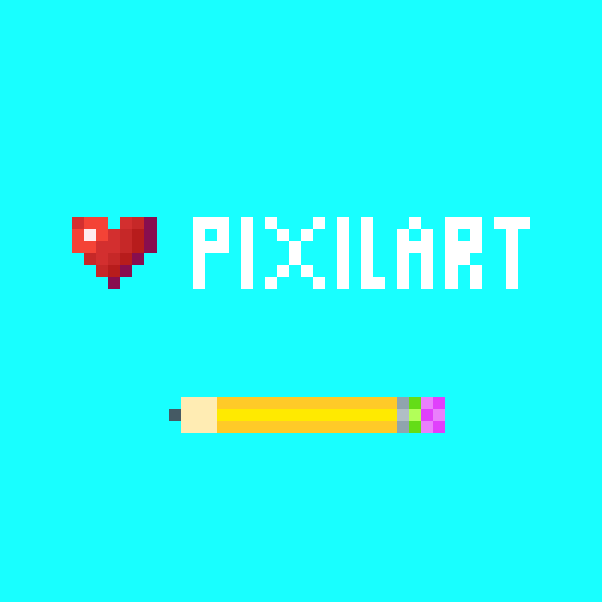 Pixilart - Pixel Art Logo + Pencil by LanceCS