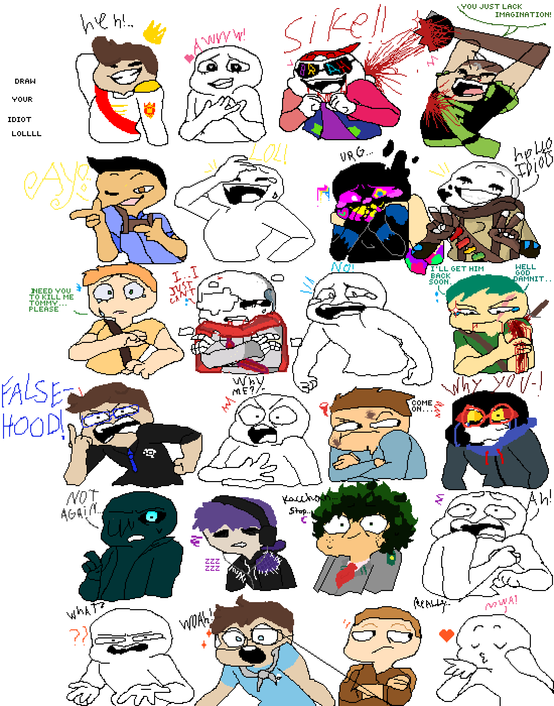 Pixilart - draw ur character COLLAB by Xanthys