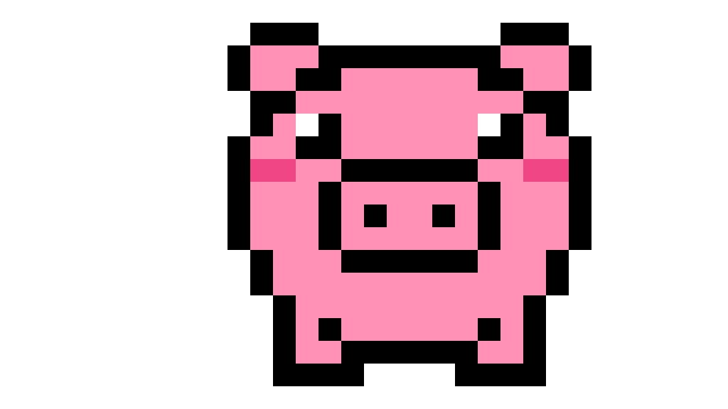 Pixilart - Cute Pig by JDAJJJ