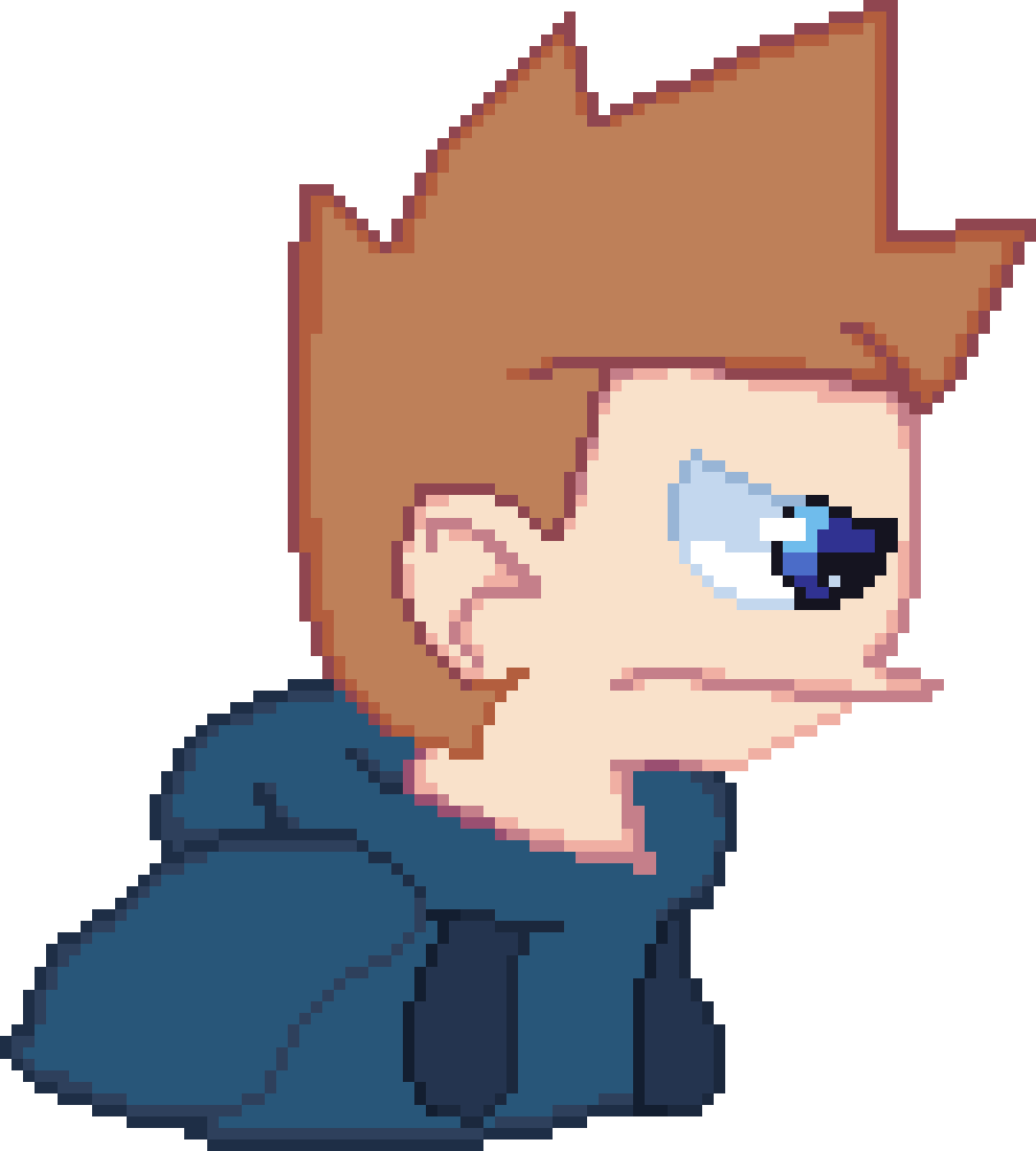 Pixilart - tom fnf by blue-blue