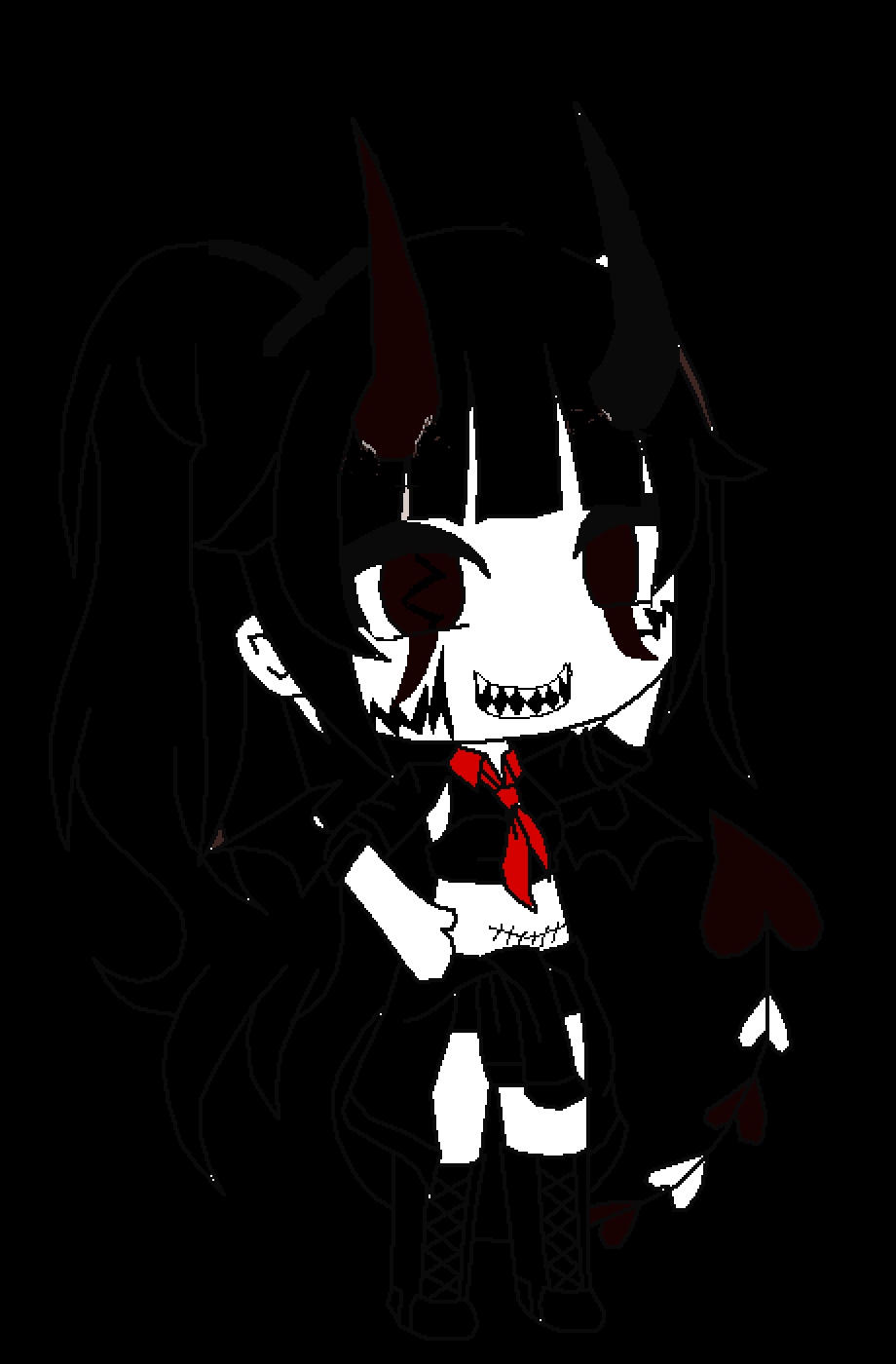 Pixilart - victoria s demon side by shawtybaebaddie