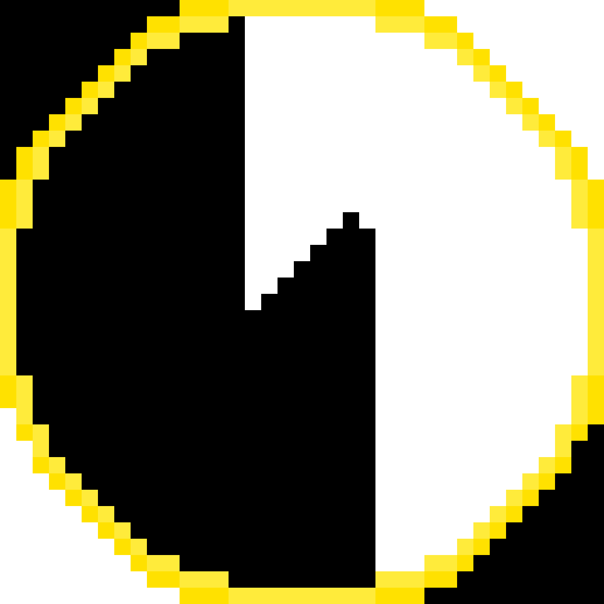 Pixilart - ProtoMan's Symbol by Zyragoon