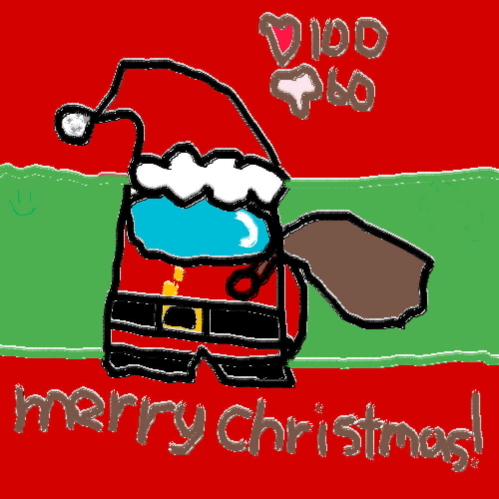 Pixilart - among us santa by freddy47