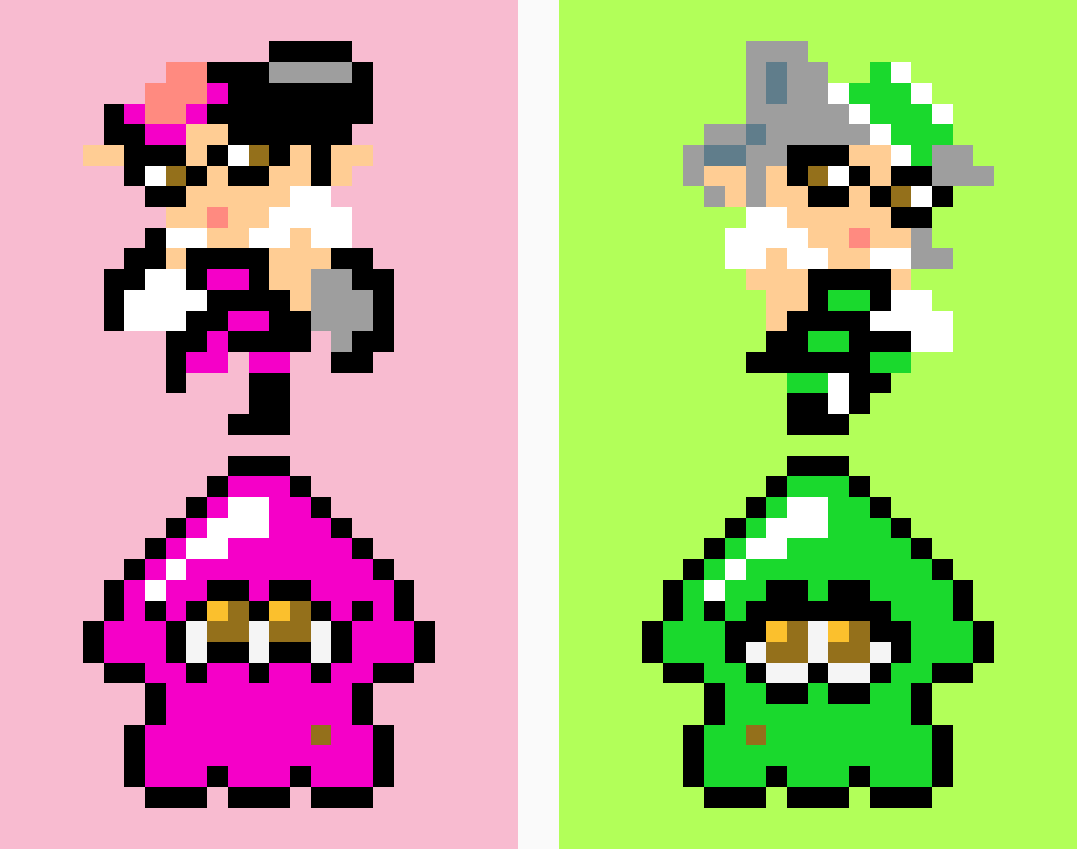 Callie And Marie Pixel Art Callie | Fantendo Game Ideas & More