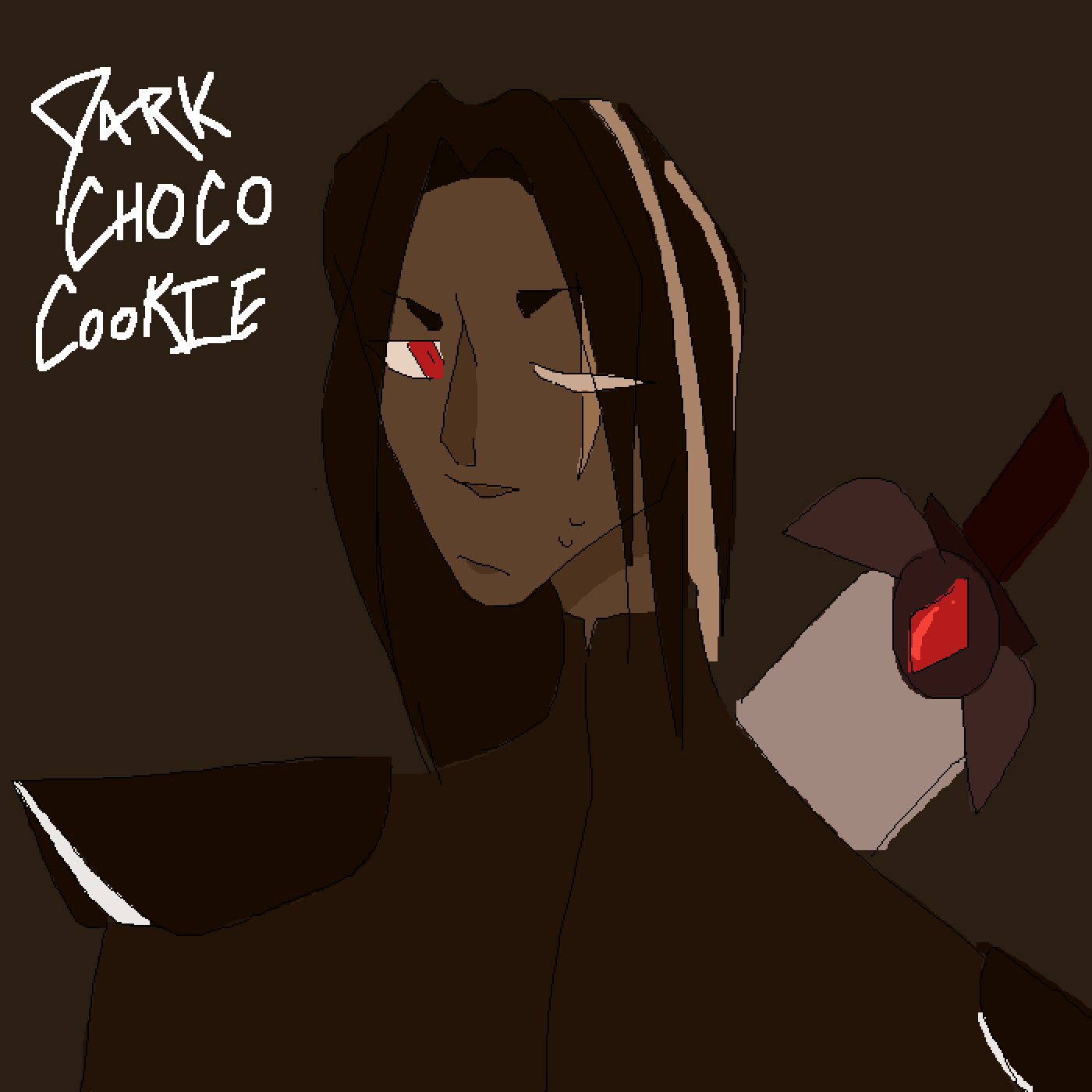 Pixilart - dark choco cookie doodle by lem0nshark