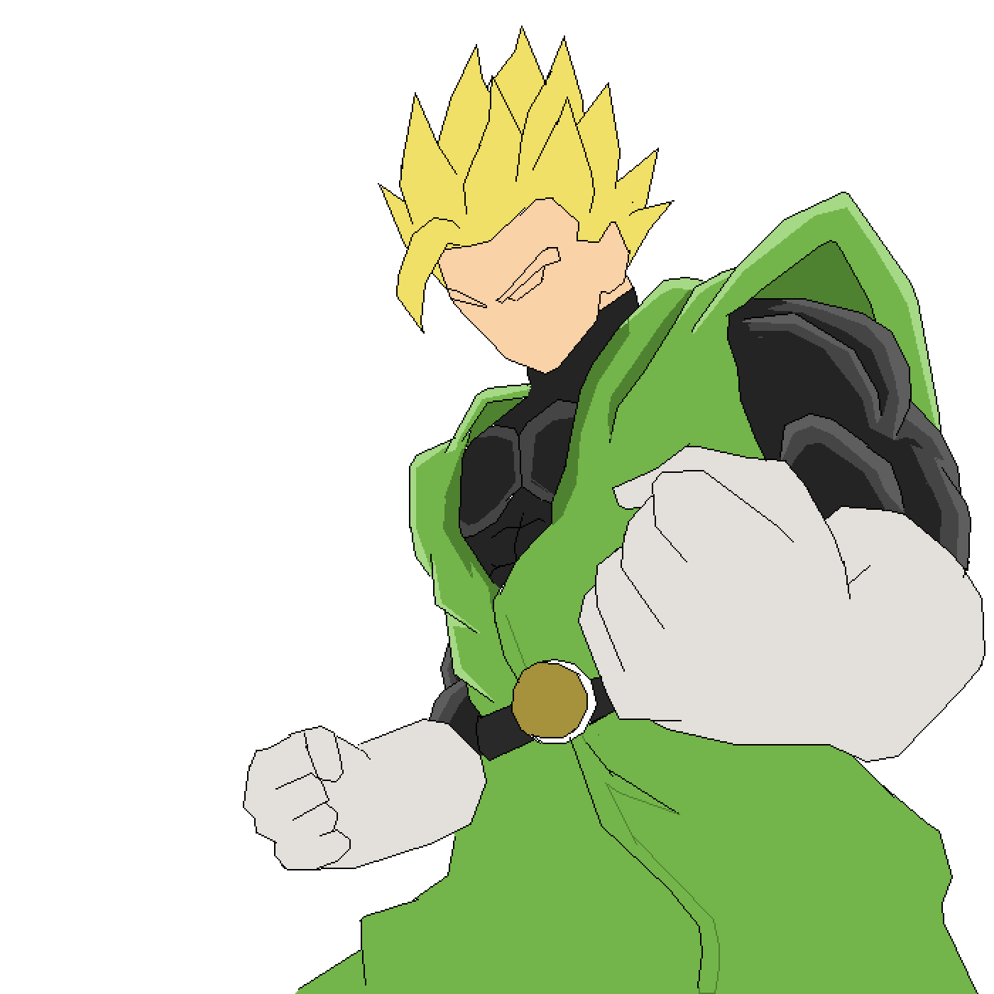 Pixilart - SSJ Gohan by xruiz