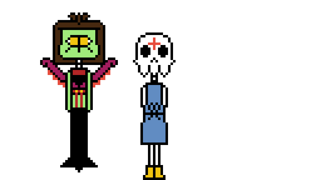 Editing Soundwave and Rickets - Free online pixel art drawing tool ...