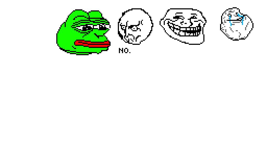 Pixilart - Best Meme faces by pixel-guy01