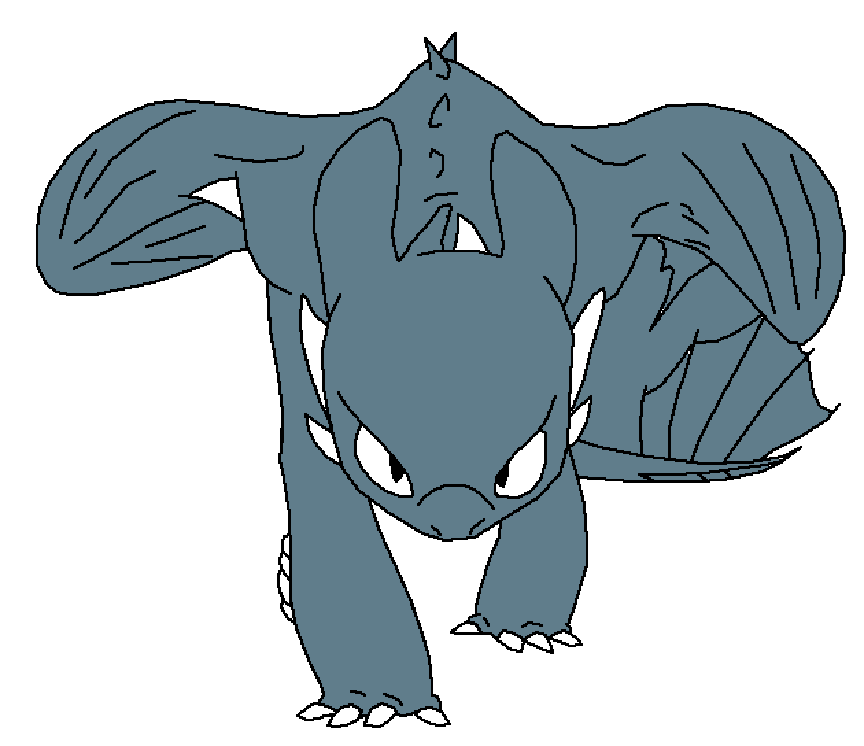 Editing toothless - Free online pixel art drawing tool - Pixilart