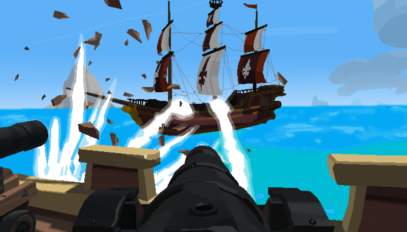 Pixilart - pirate battle by silentninja