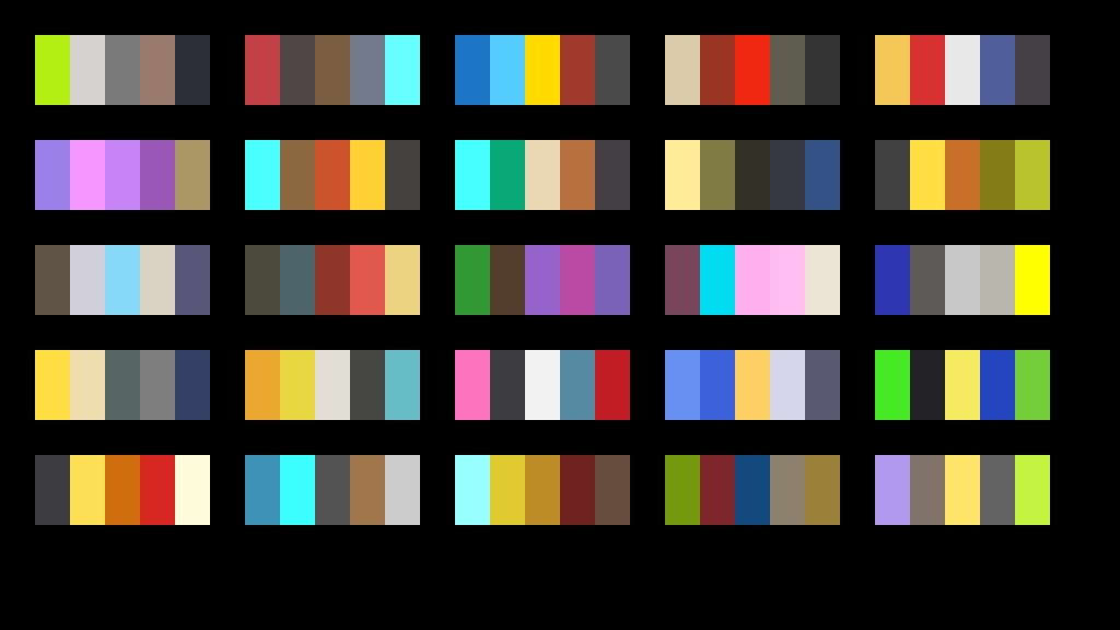 Pixilart - Palettes by PixelByPixel