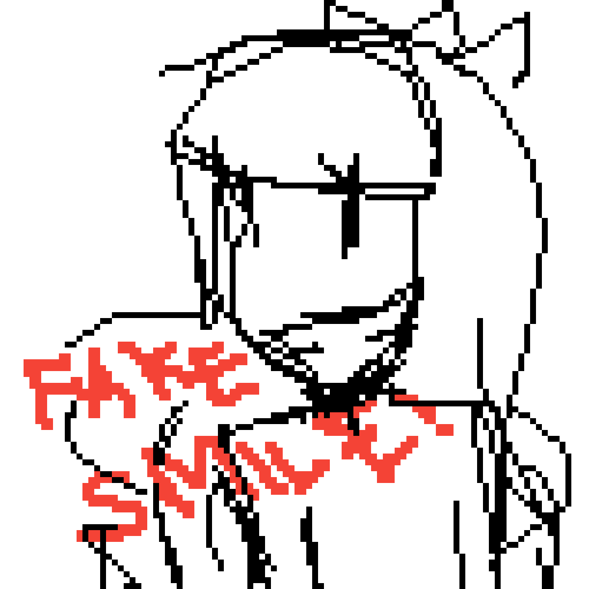 Editing fake smile - Free online pixel art drawing tool - Pixilart