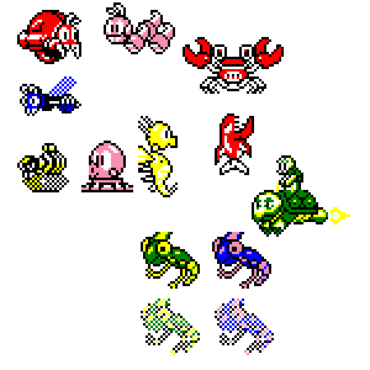 Pixilart - custom badniks 2 by Tuxedoedabyss03