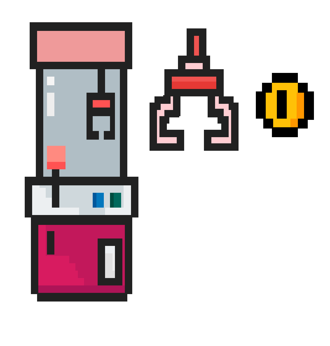 Pixilart - Claw from Vending Machine by Daydreamers