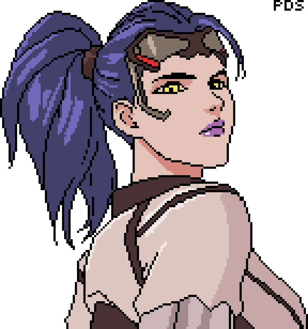 Pixilart - Widowmaker - Pixel Art by PipocaDeSalto