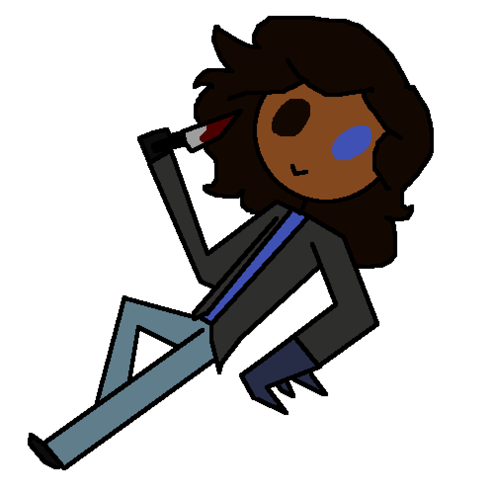 Pixilart - I'M EDGY AS HECC by purple100