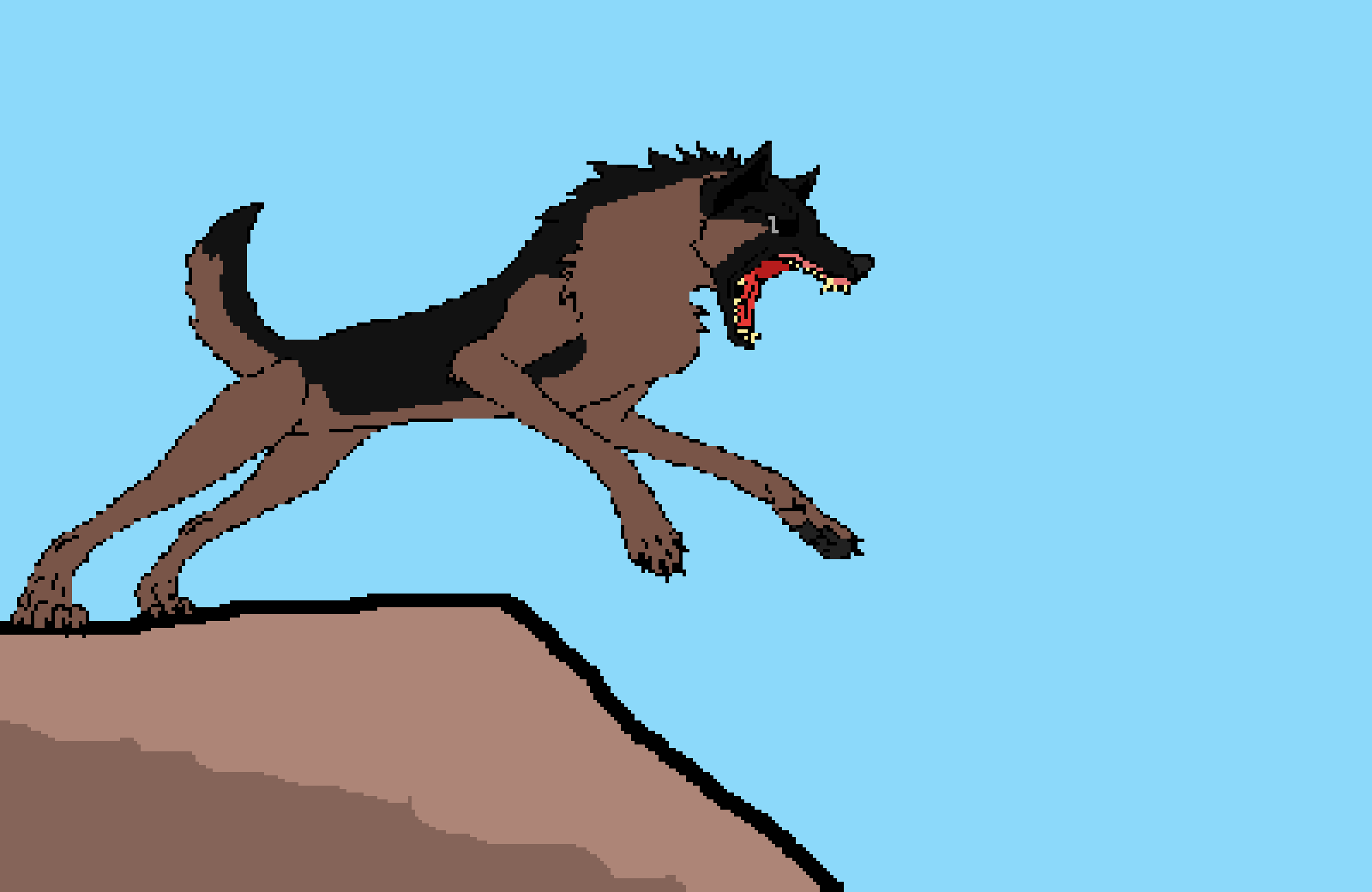 Pixilart - Max test 2 by Luna-Alpha-Wolf