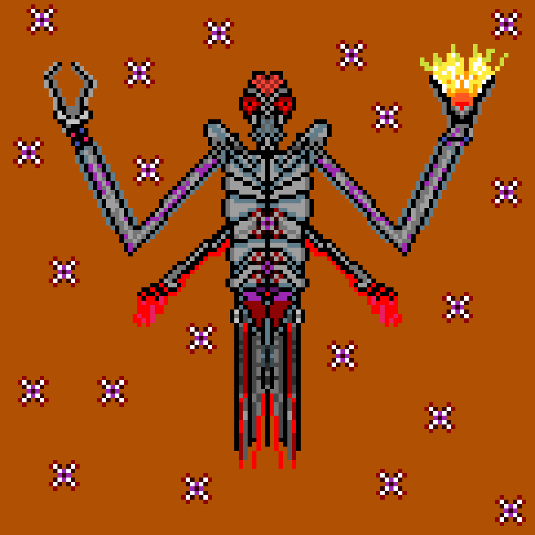 Pixilart - Blood cyborg by MuncherChaz