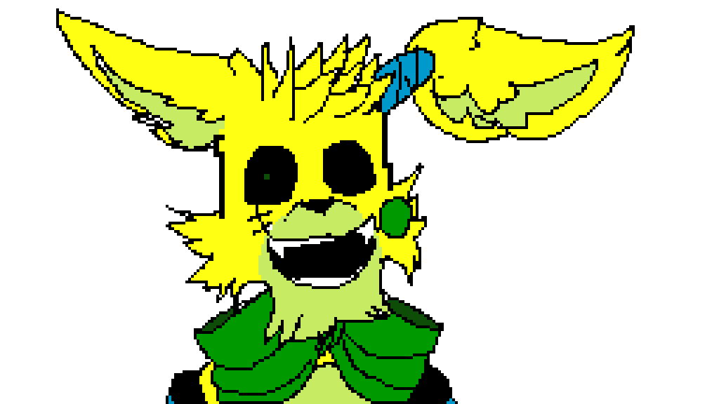 Pixilart - withred golden mangle by rwands