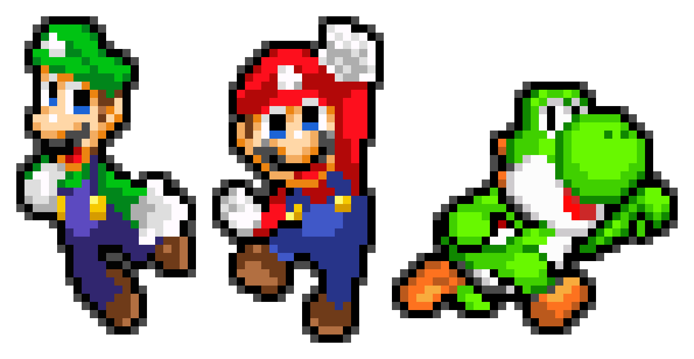 Pixilart - Team Mario by henthorneaaron9