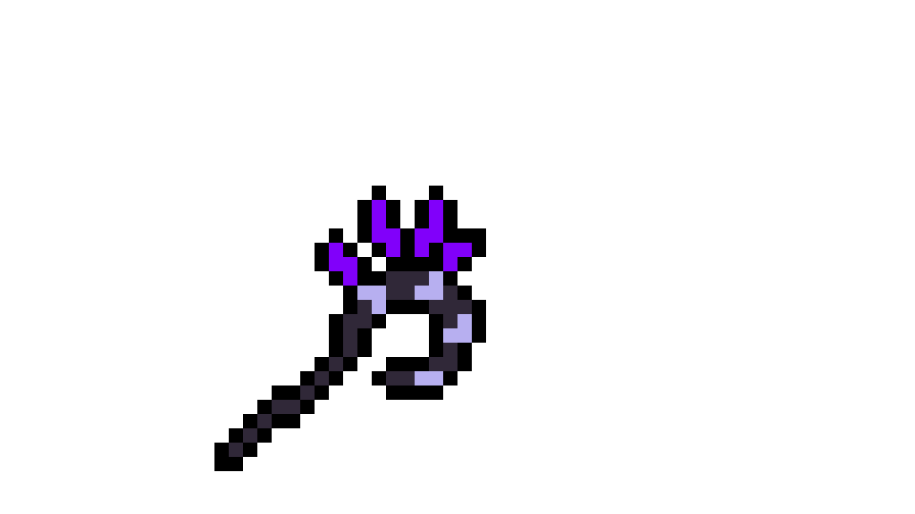 Pixilart - Raven Staff by Dadecrafter