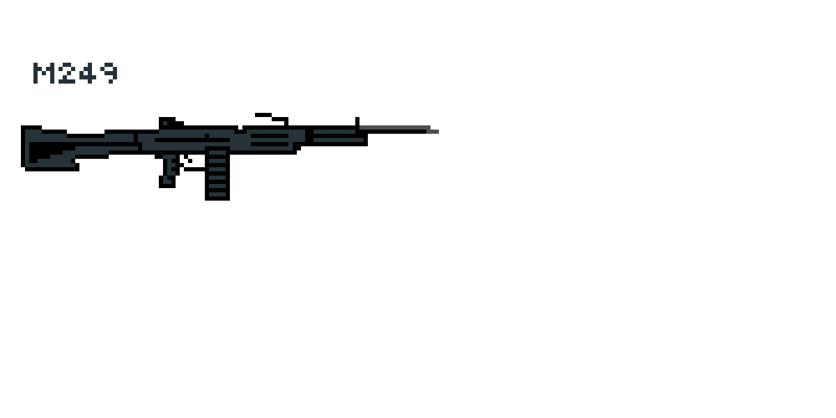 Editing M249 - Free online pixel art drawing tool - Pixilart