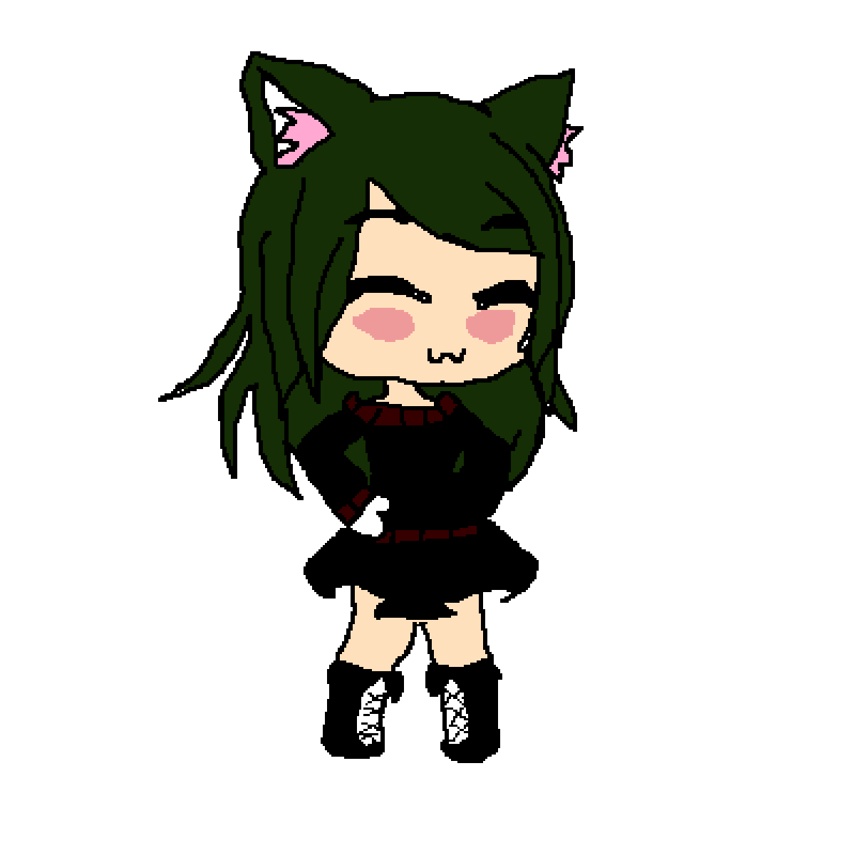 Editing Goth girl - Free online pixel art drawing tool - Pixilart