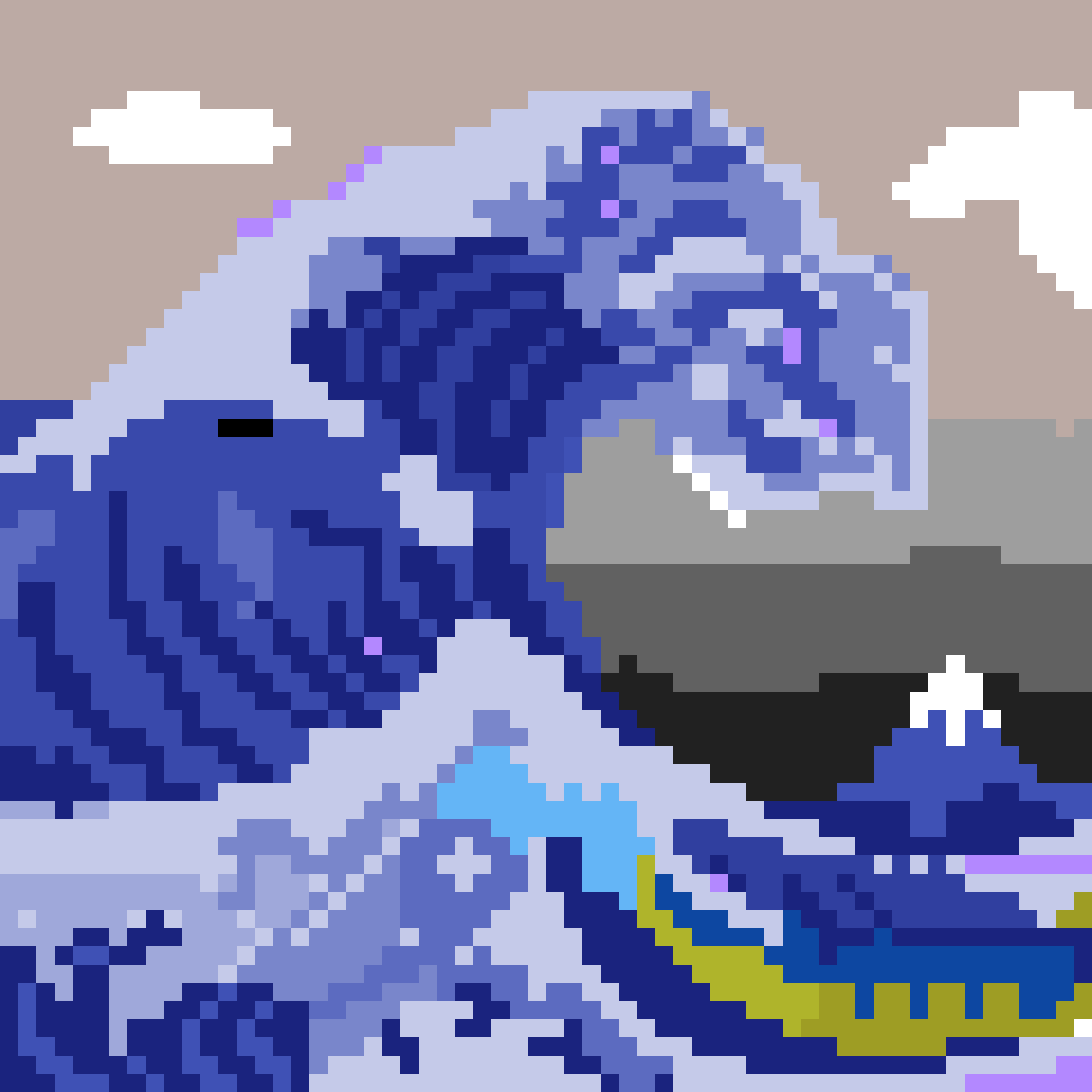 Pixilart - Wave by JAH-Ananda