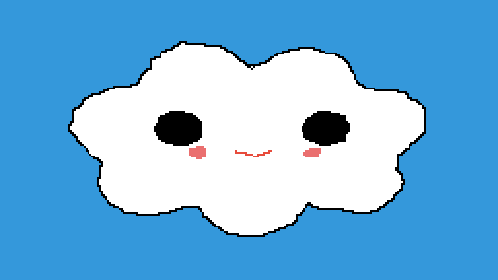 Editing Happy cloud, Sad cloud - Free online pixel art drawing tool ...