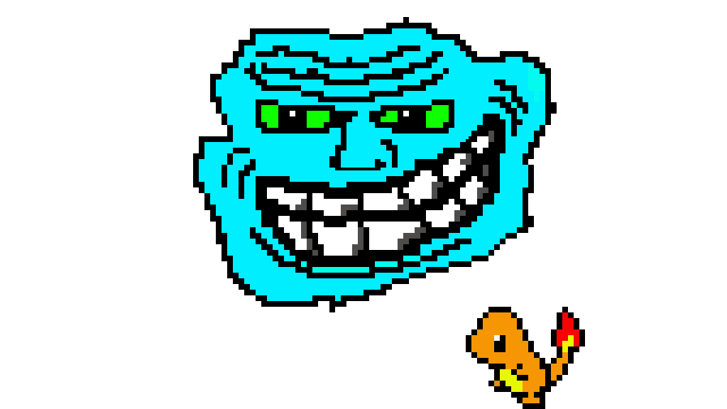 Editing CARA TROLL - Free online pixel art drawing tool - Pixilart
