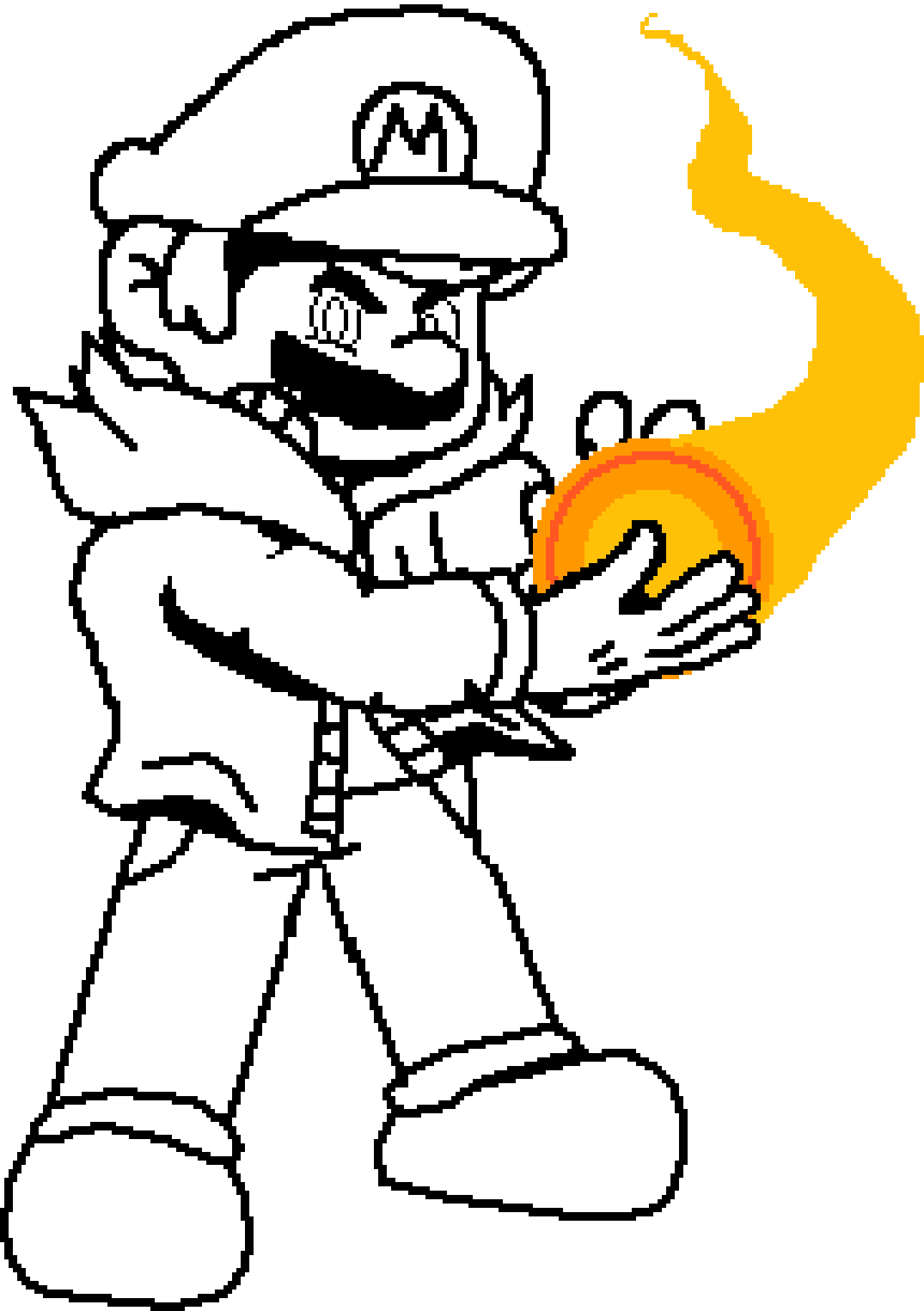 Pixilart - Undertoad Mario by RyanNotHere