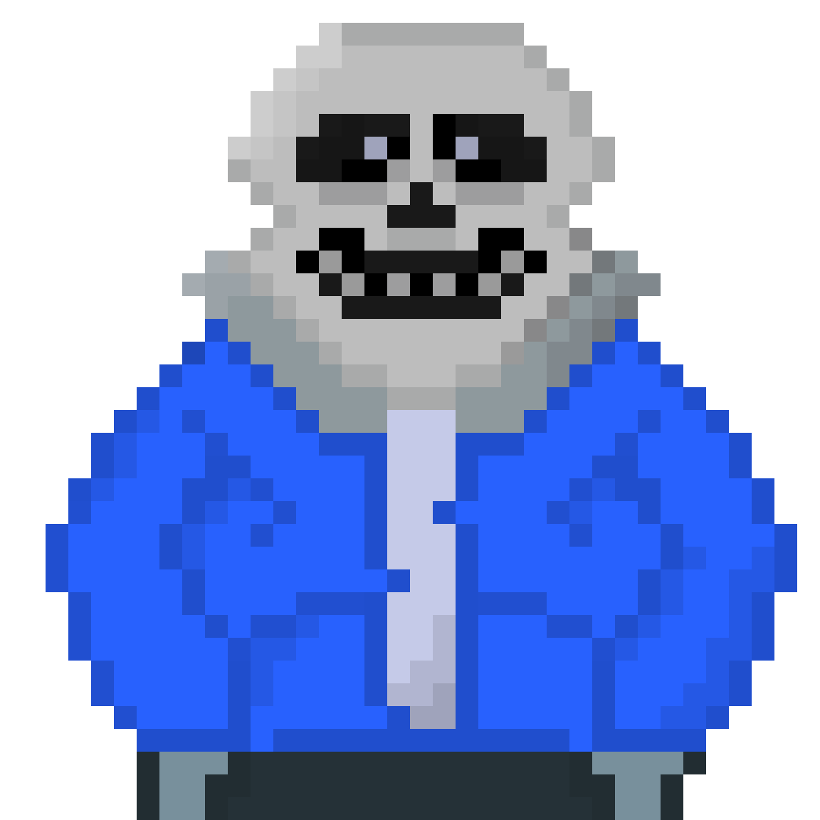 Pixilart - Sans Bit Moving by CrazyCactus