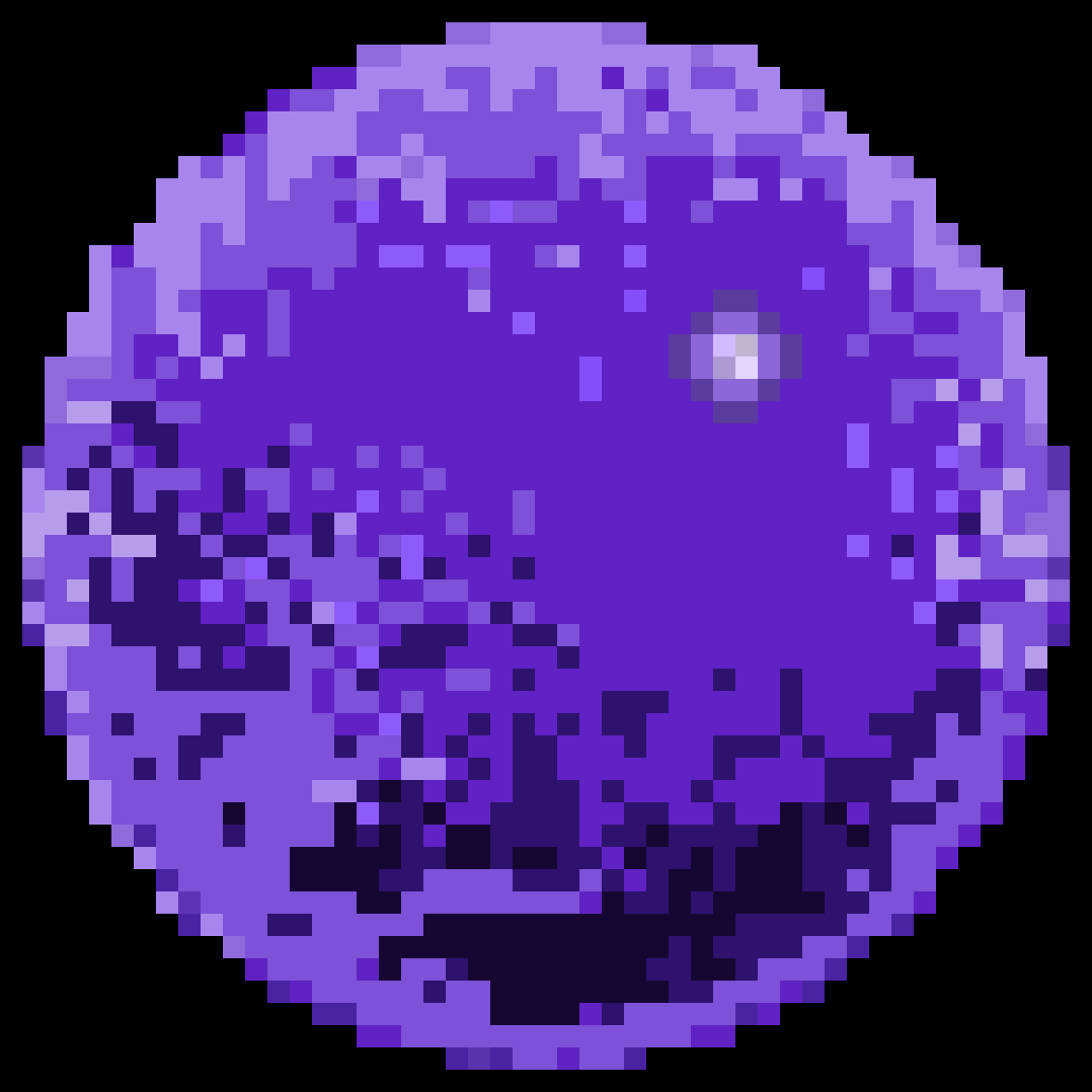 Pixilart - Purple Planet by Pixel-Prince