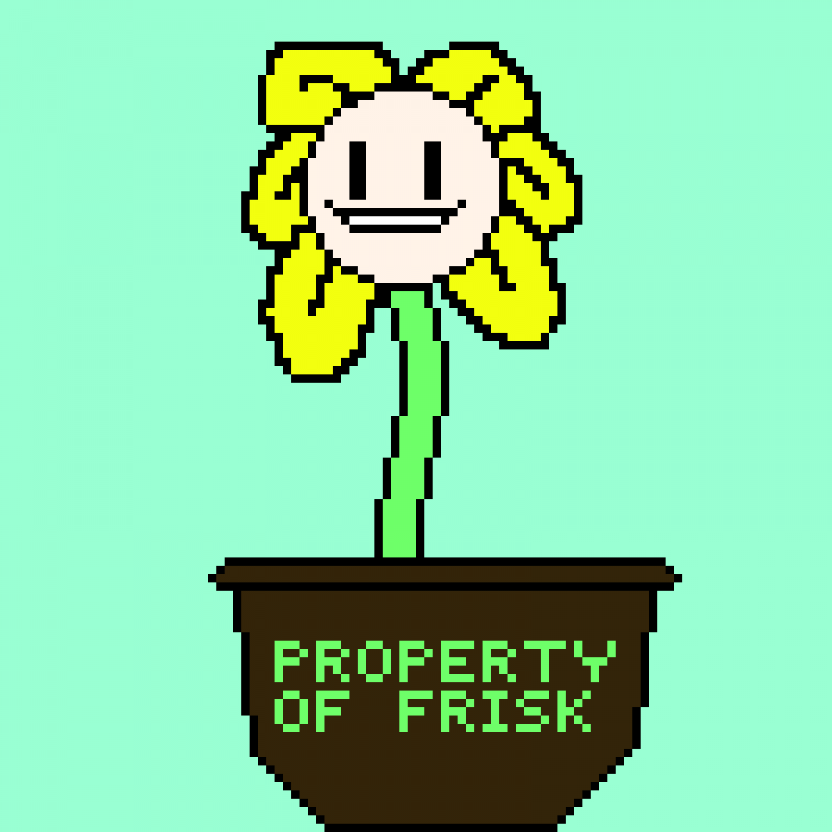 Pixilart - Flowey by mikatsu99