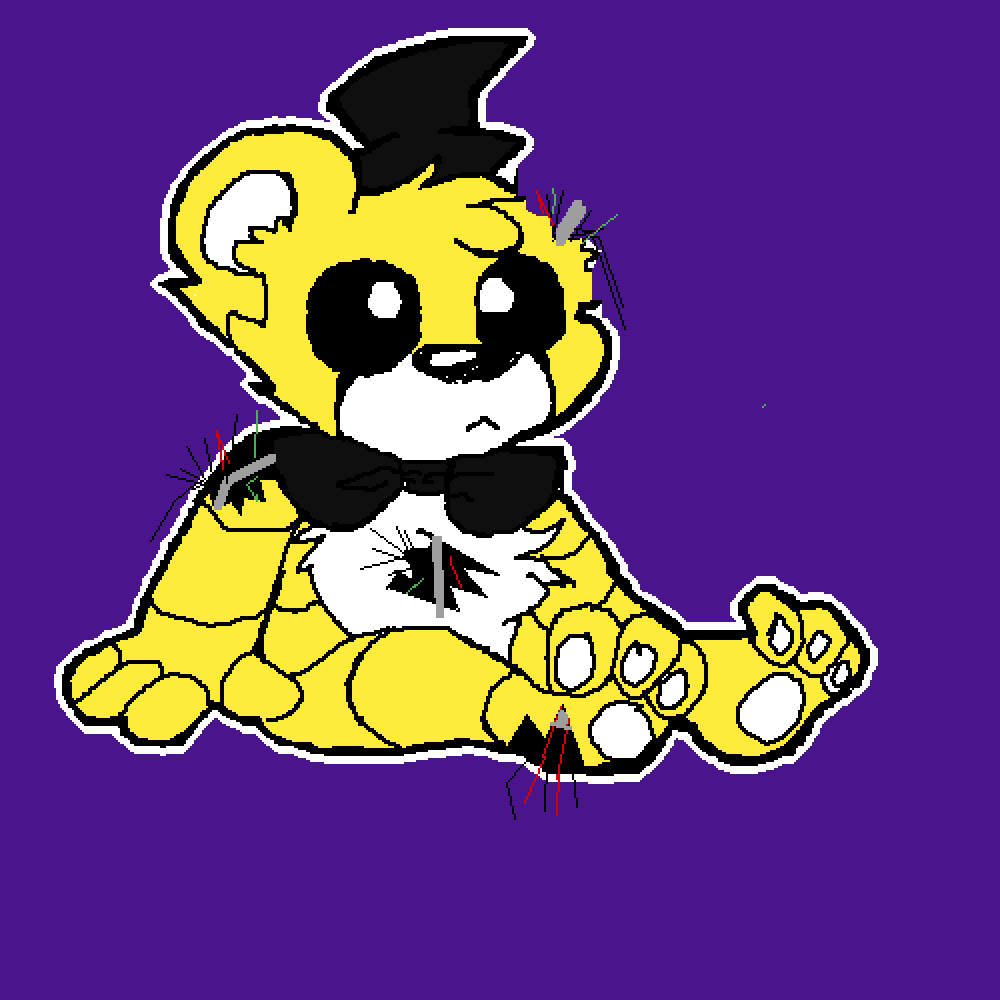 Edición Withered golden freddy - Herramienta gratuita de dibujo en ...