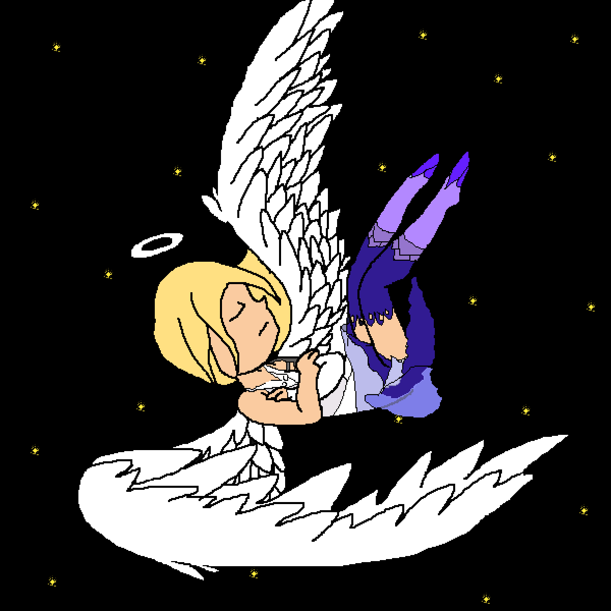 Editing Fallen Angel - Free online pixel art drawing tool - Pixilart