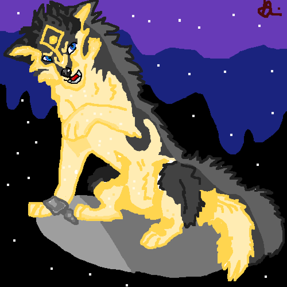 Pixilart - galactic space dog by IM-TYPING