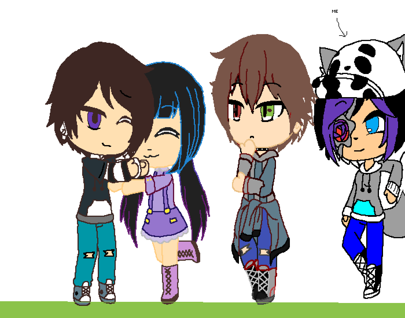 Editing friends in a group - Free online pixel art drawing tool - Pixilart