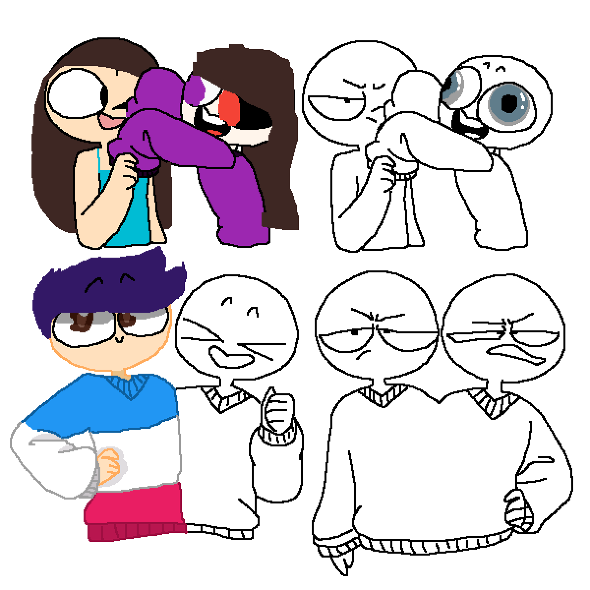 Editing collab drawing - Free online pixel art drawing tool - Pixilart