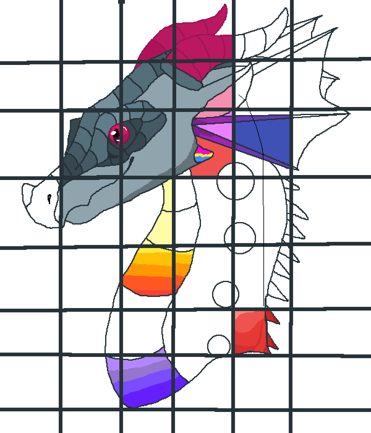 Pixilart - Rainwing Collab by R1ck1b0sw3ll