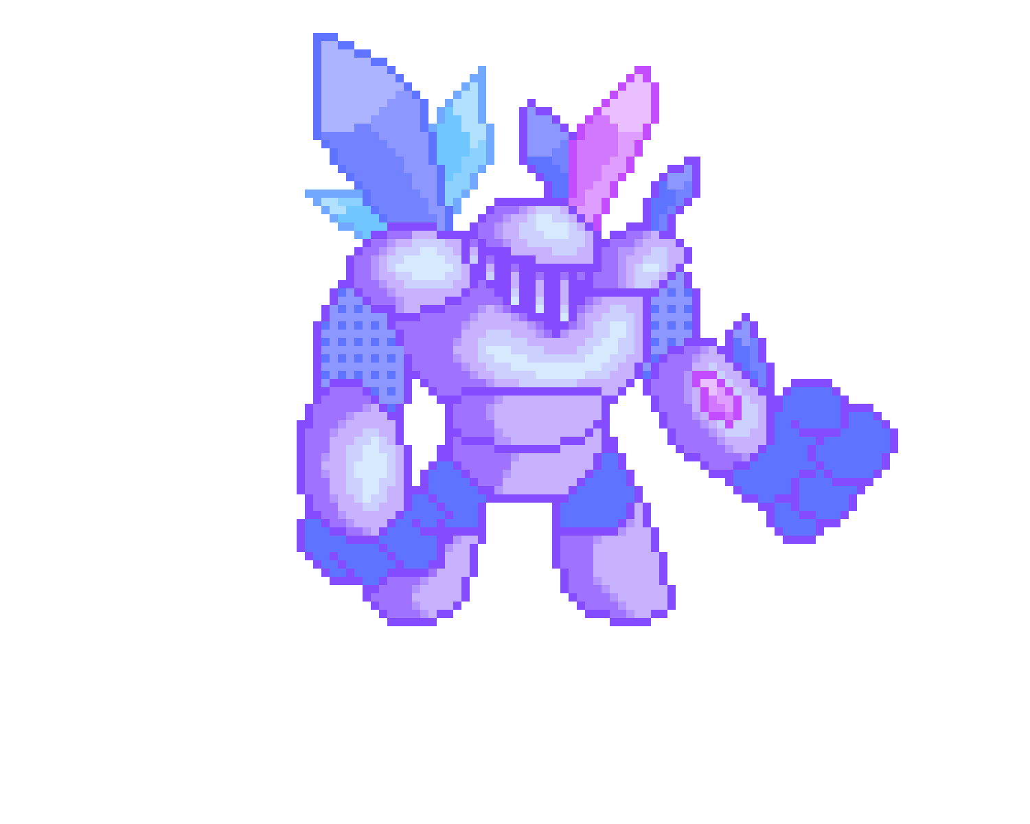 Pixilart - Crystal armor by Lavakitty26