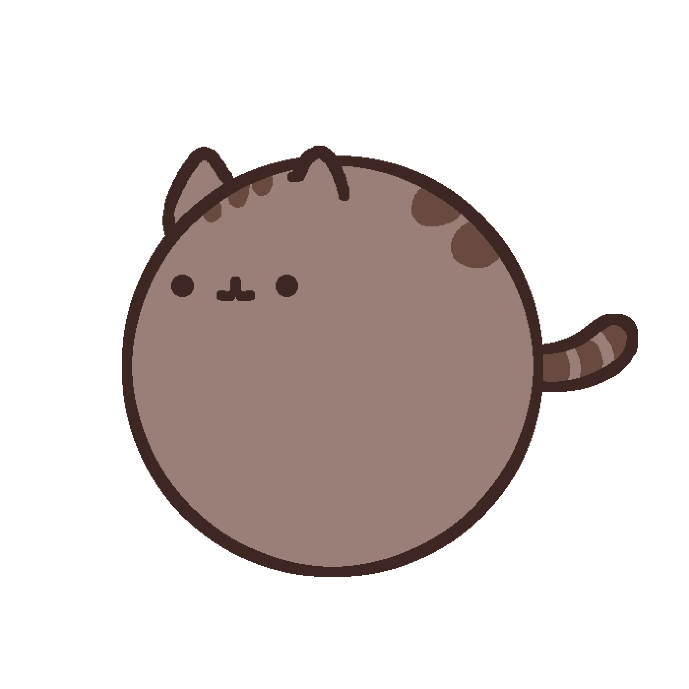 Pixilart - Round Pusheen by Pusheeen