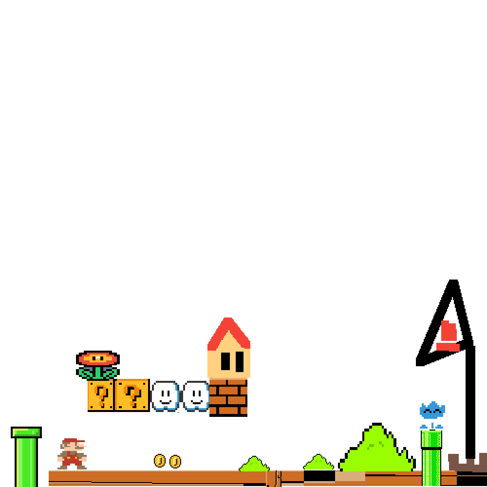 Pixilart - Mario Maker Level by ZachUndertaleAU