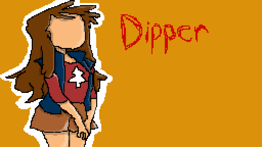 Pixilart - Dipper Pines- Gender Bent by SelahAmiri