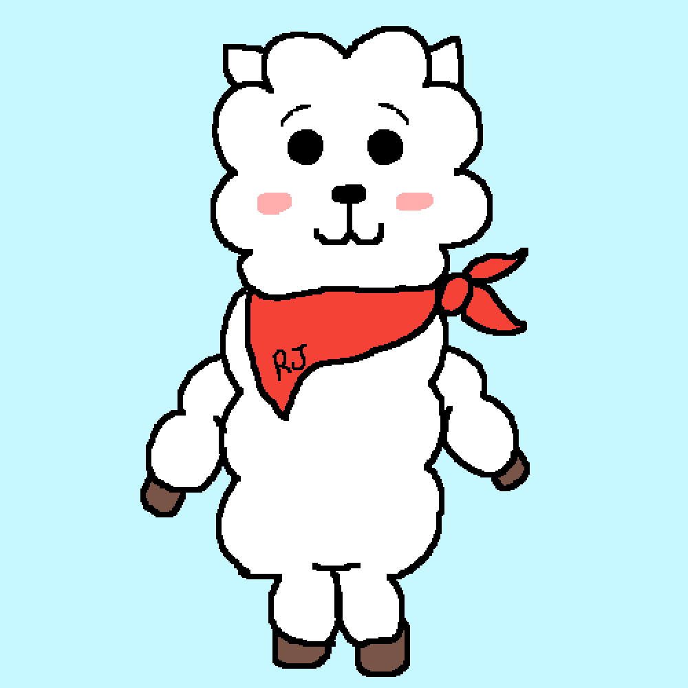 Pixilart - RJ from BT21 by Hopeful-Angel