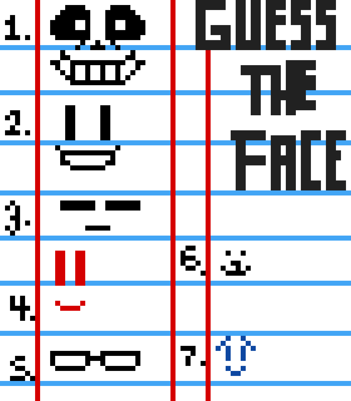 Pixilart - GUESS THE FACE by LonelyPhobia